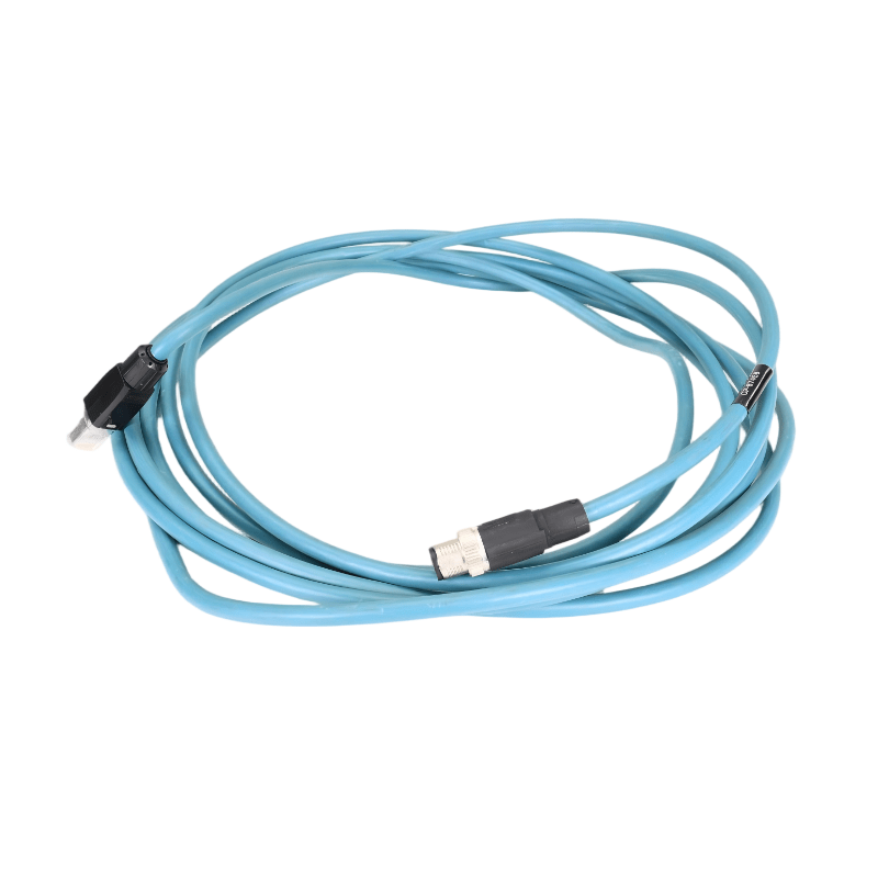 KEYENCE OP-87458 Ethernet Cable M12 4-Pin to RJ45, 5 m Straight – PLC ERA